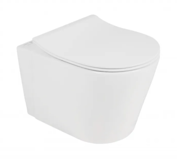 Alzano Rimless Wall Hung Pan Slim Seat | Bespoke Craft Pty Ltd