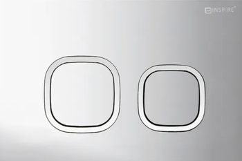 Push Button Matte Chrome Soft Square | Bespoke Craft Pty Ltd